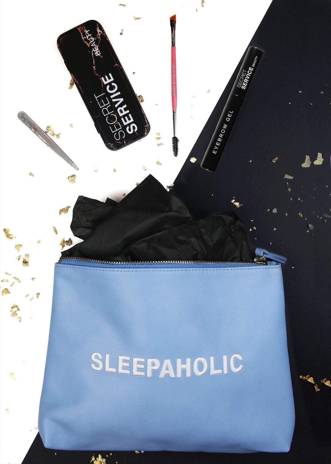 Baby Blue Sleepaholic Deluxe Brow Set | Secret Service Beauty